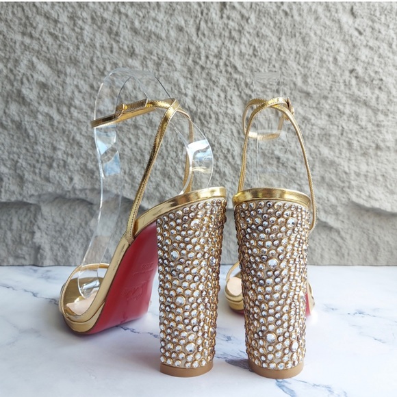 Christian Louboutin | Shoes | Christian Louboutin Swarovski Crystal ...